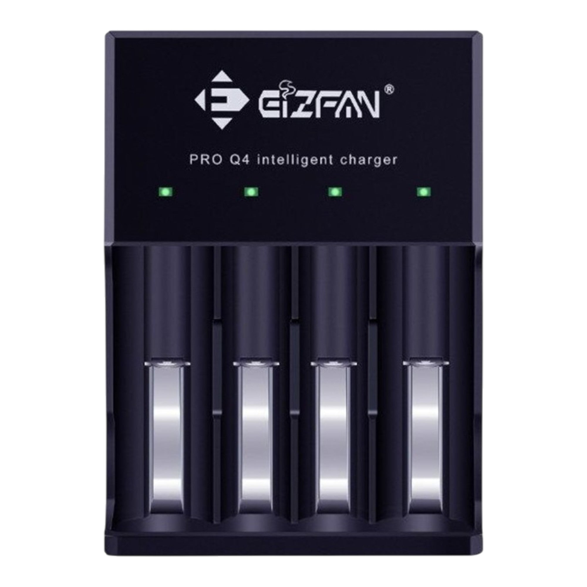 EiZfan Pro Q4 4-Slot Intelligent Battery Charger – Li-ion / IMR Compat